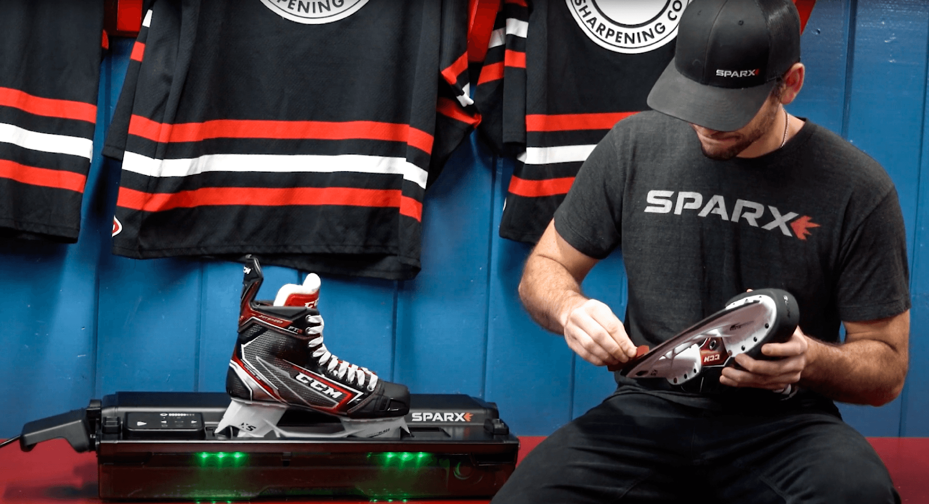 Sharpen Anywhere, Anytime With The Sparx Sharpener – Sparx Hockey