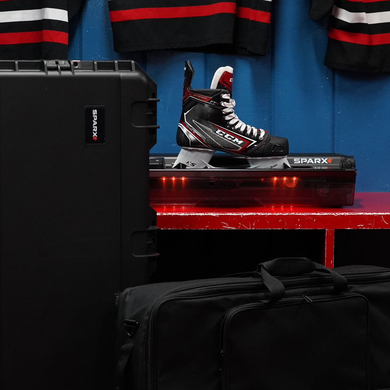Sparx Skate Sharpener | Professional Skate Sharpening | Sparx Hockey