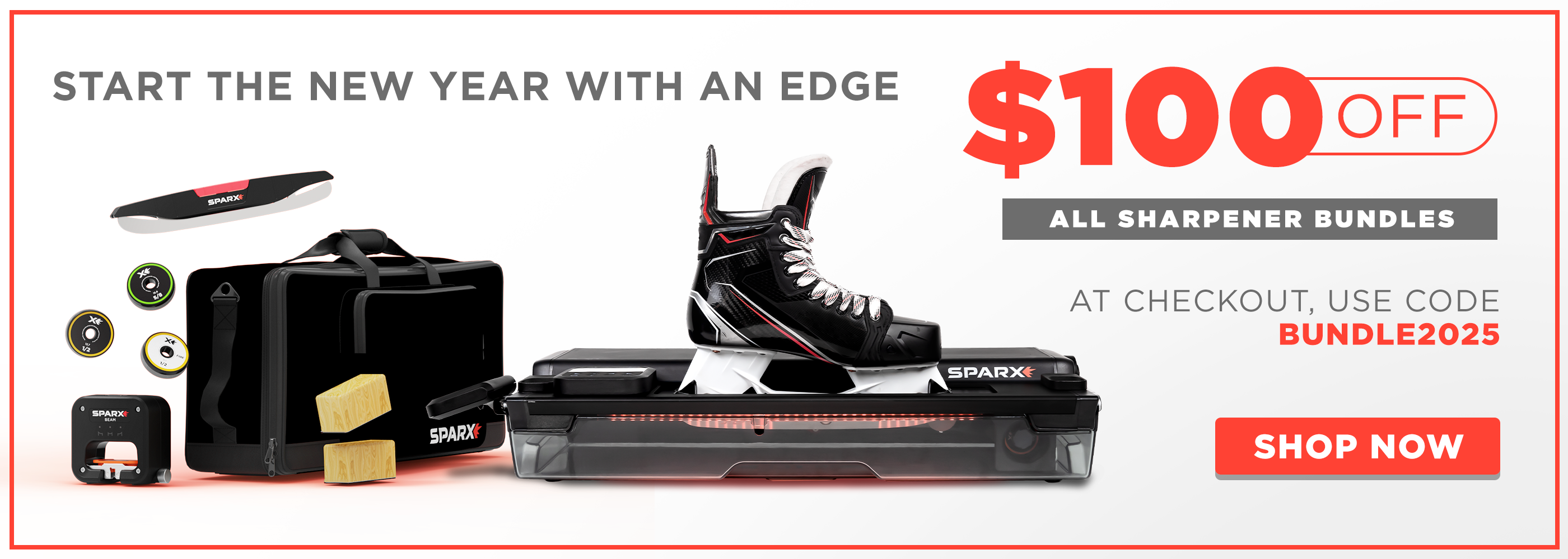 Sparx Hockey | Home Skate Sharpeners & Accessories