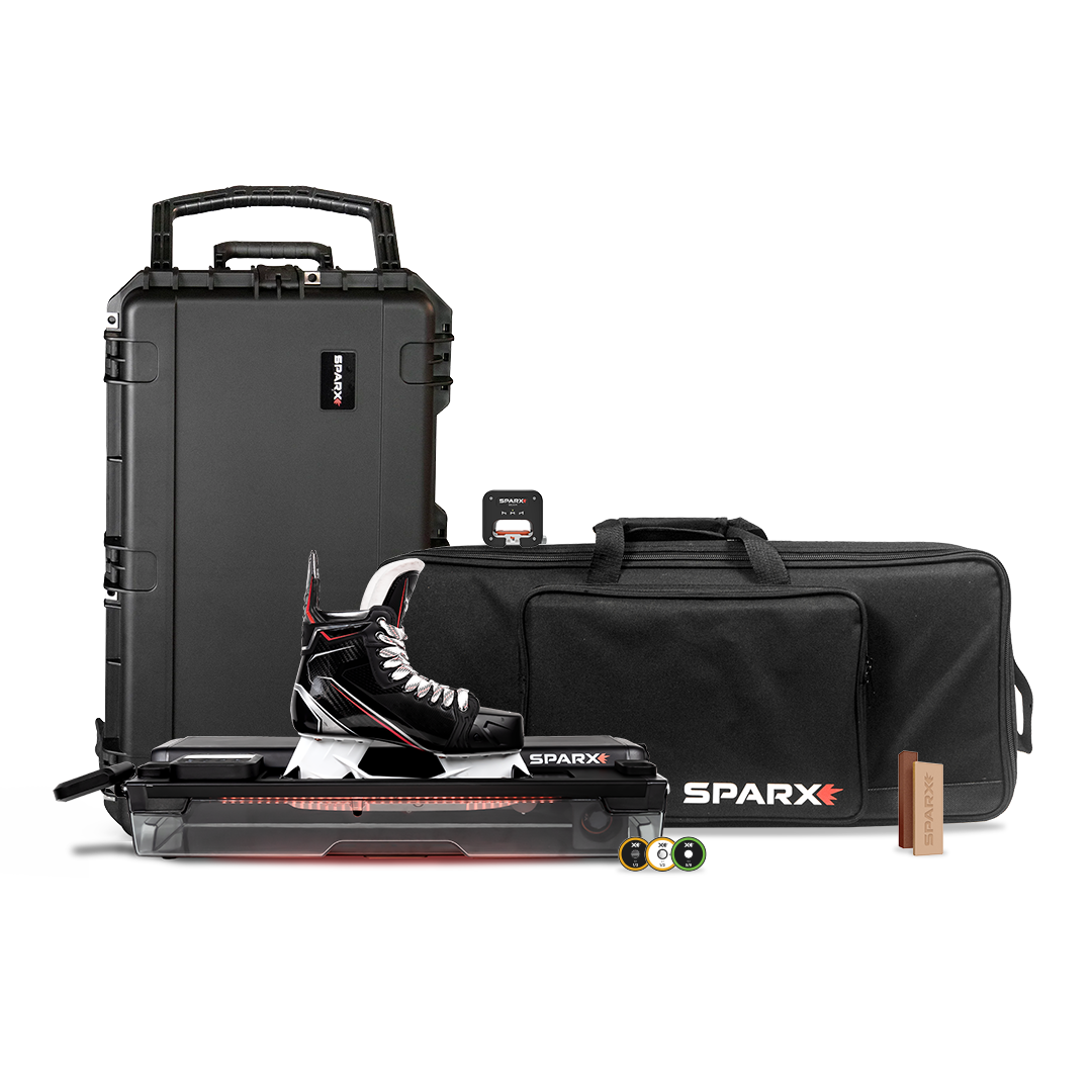 Sparx Hockey | Home Skate Sharpeners & Accessories