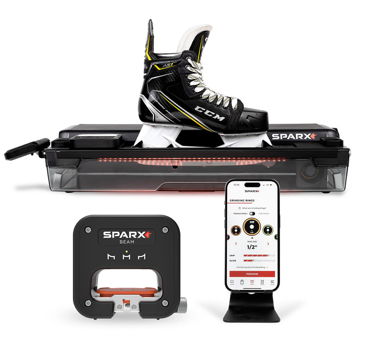 Sparx Skate Sharpener | Professional Skate Sharpening | Sparx Hockey