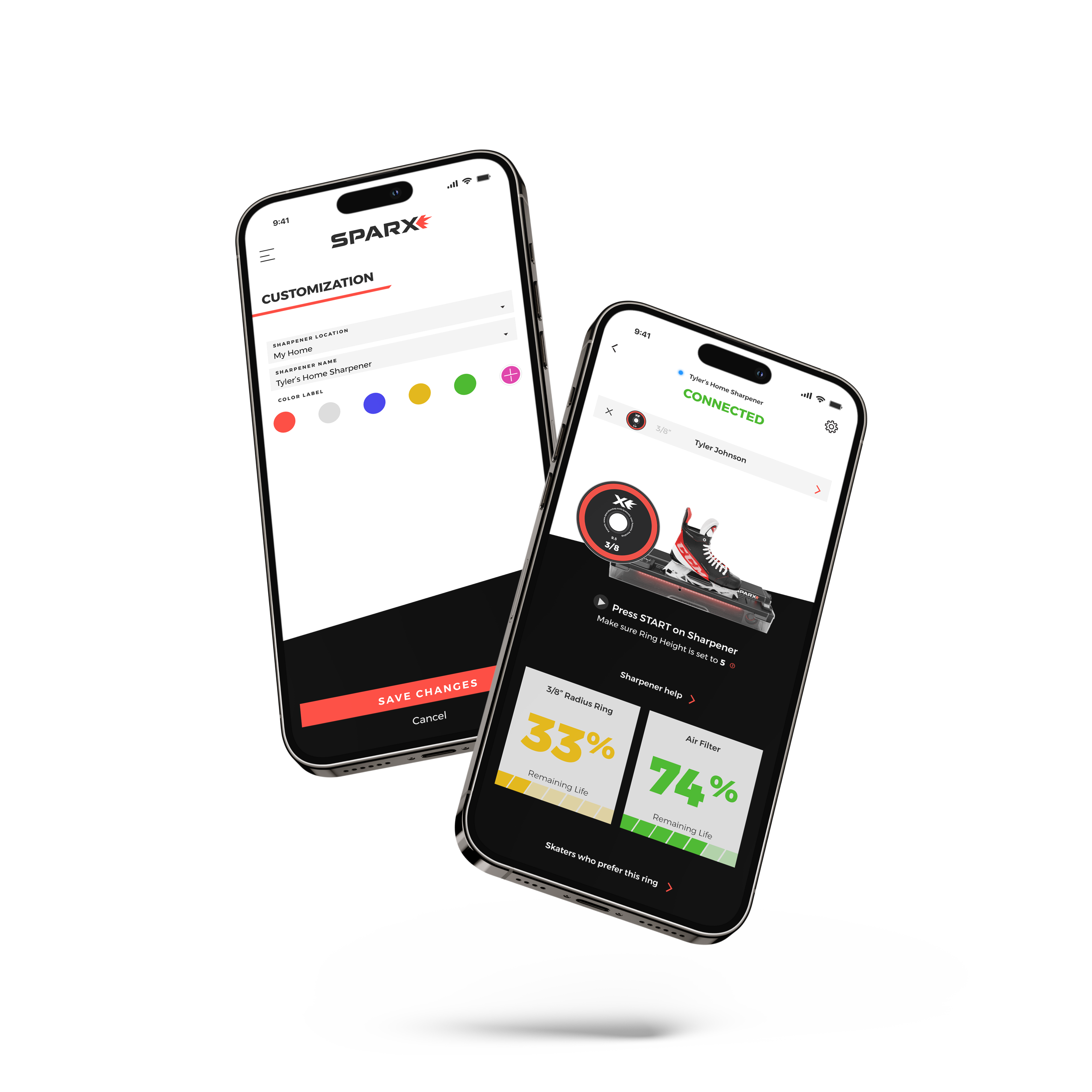 Sparx Hockey App | Track Everything for your Sharpener